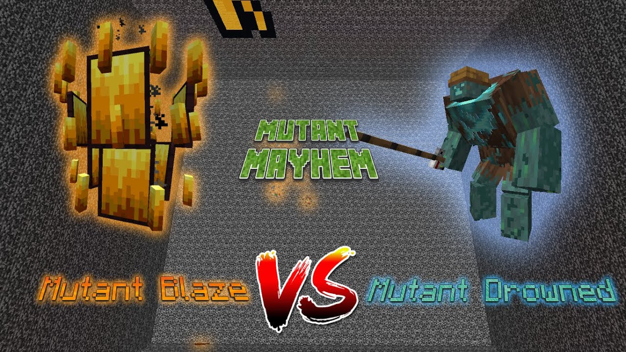 Mutant Blaze VS Mutant Drowned | Mutant Mayhem #2 - YouTube