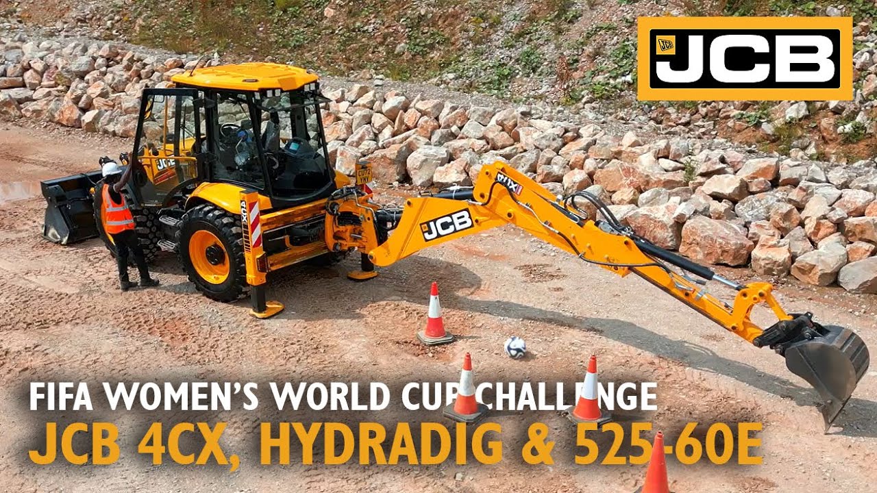 JCB 4CX backhoe, hydradig and 525-60E loadall for FIFA Women’s World ...