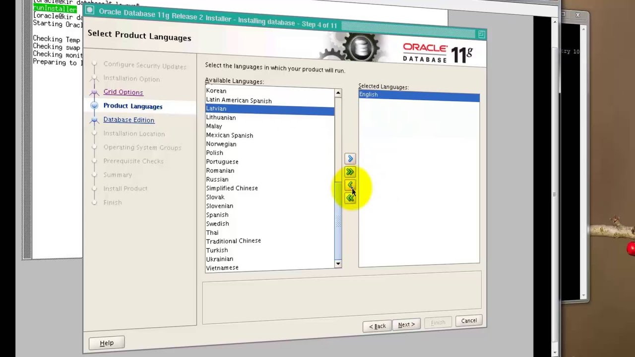 Oracle 11gr2 Installation Part 4 Youtube
