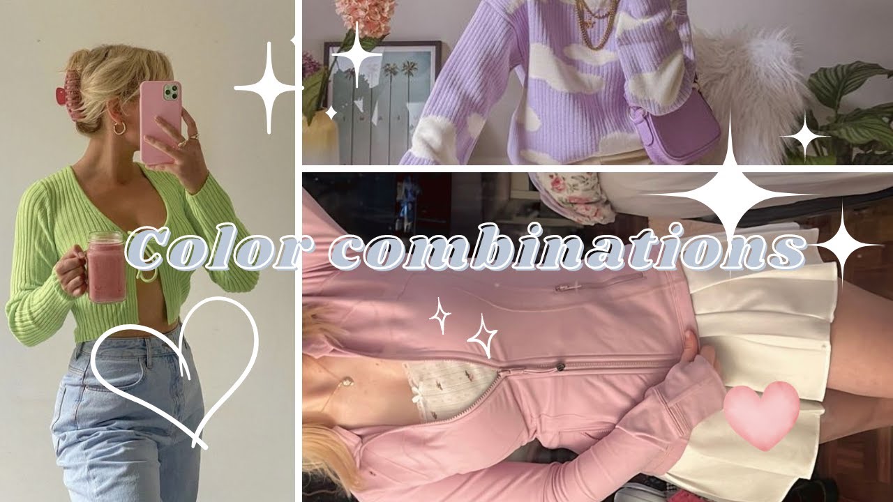 Aesthetic color combinations you must try!! - YouTube