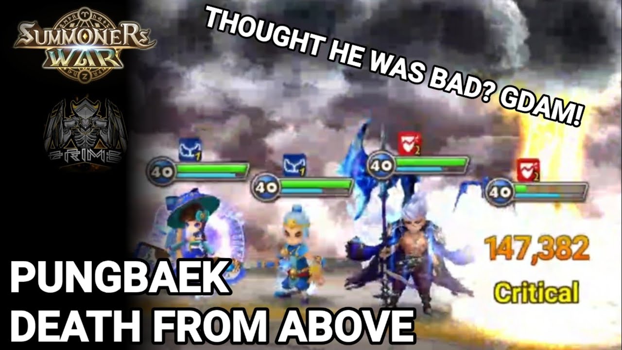 @GenesisPrime Pungbaek - Death From Above - Summoners War - YouTube