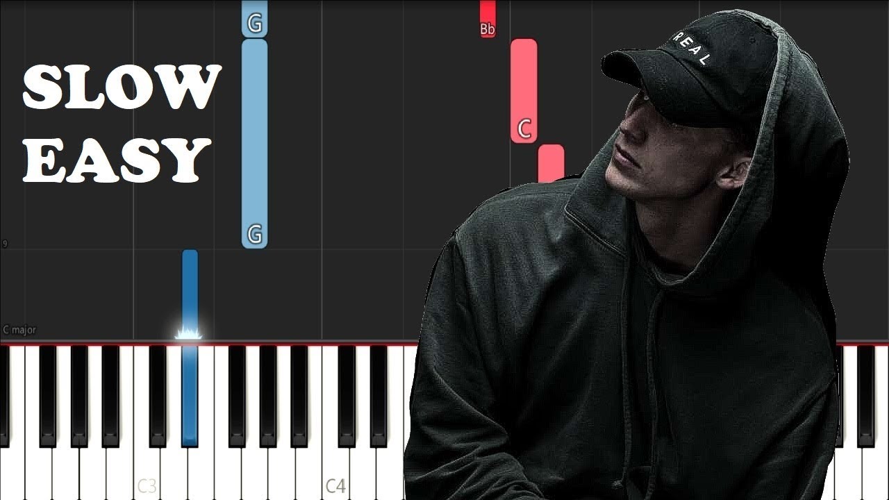 NF -Time (SLOW EASY PIANO TUTORIAL) - YouTube