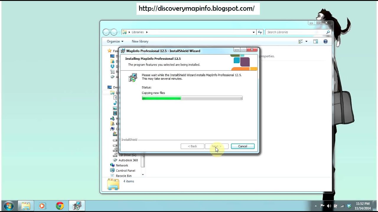 Cài đặt mapinfo 12.5 - YouTube
