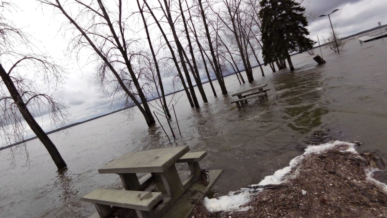 Aylmer, QC, Marina, Flood, May 2017 - YouTube