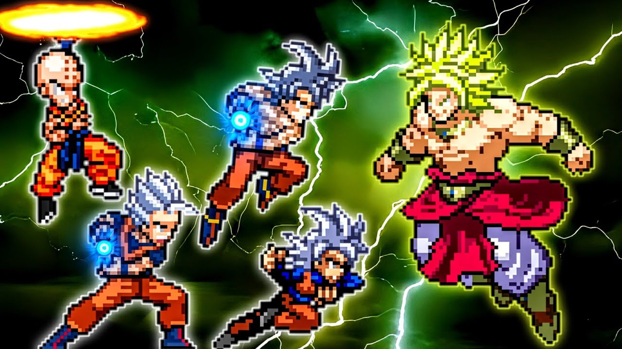 Goten MUI, Goku MUI OP, Gohan MUI OP & Krillin MUI OP VS Chaos Broly OP ...