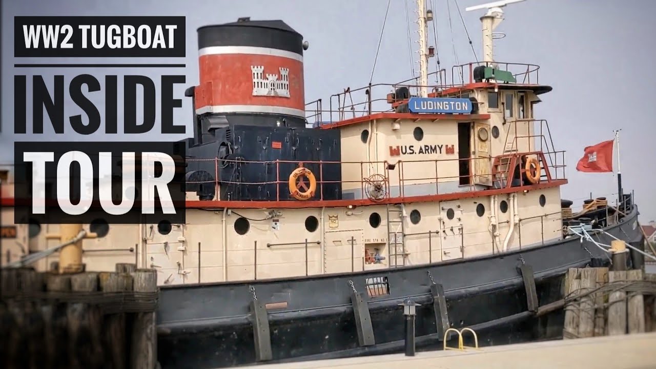 World War II Tugboat Tour | Tug Ludington - YouTube