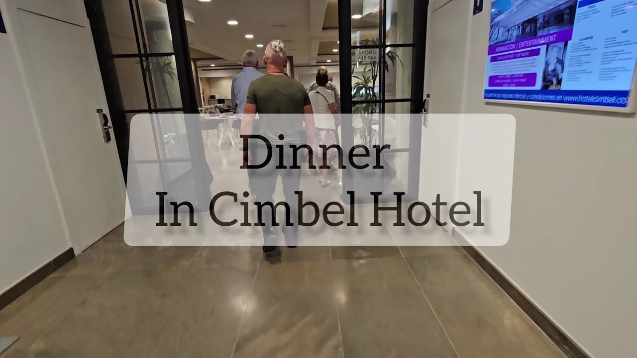 Dinner in Hotel Cimbel| Benidorm, Spain| vlog - YouTube
