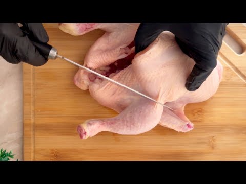 ♥️TOYUĞUN ƏN ASAN ÜSULLA DOĞRANMASI🥰👍🏻РАЗДЕЛКА КУРИЦЫ 🐔САМЫЙ ПРОСТОЙ СПОСОБ 👍🏻