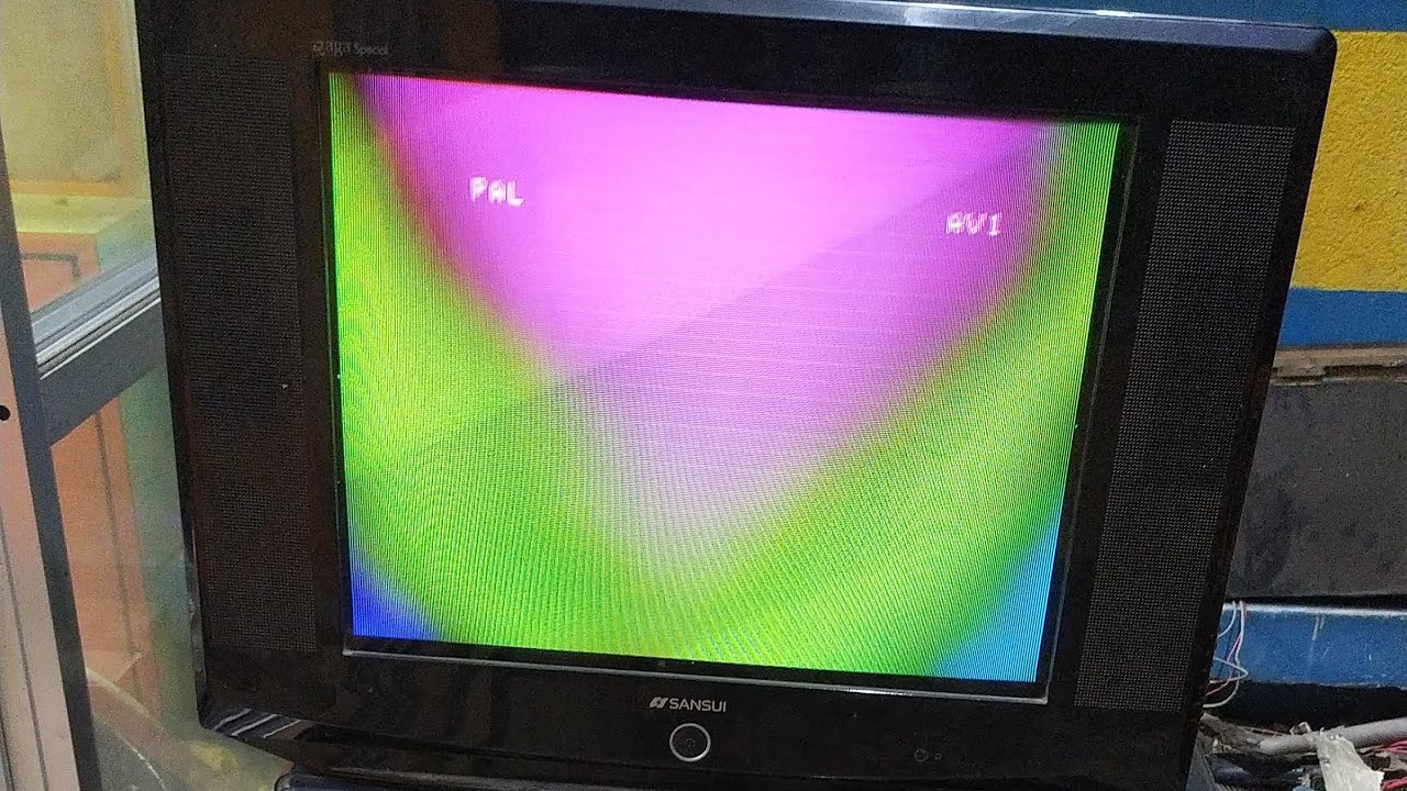 colour TV screen problem solve, Village Life With Saiful - YouTube