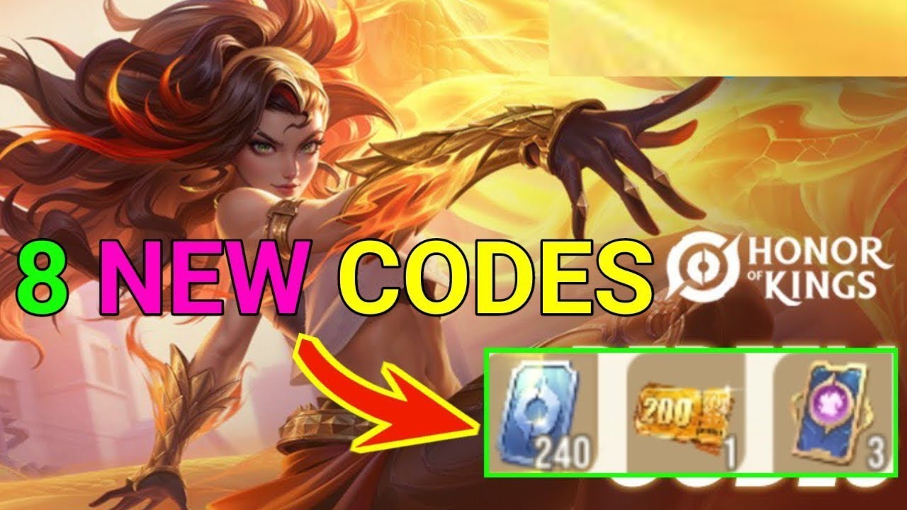 NEWEST 💥 HONOR OF KINGS CODES 2025 - HONOR OF KINGS GIFT CODES APRIL ...