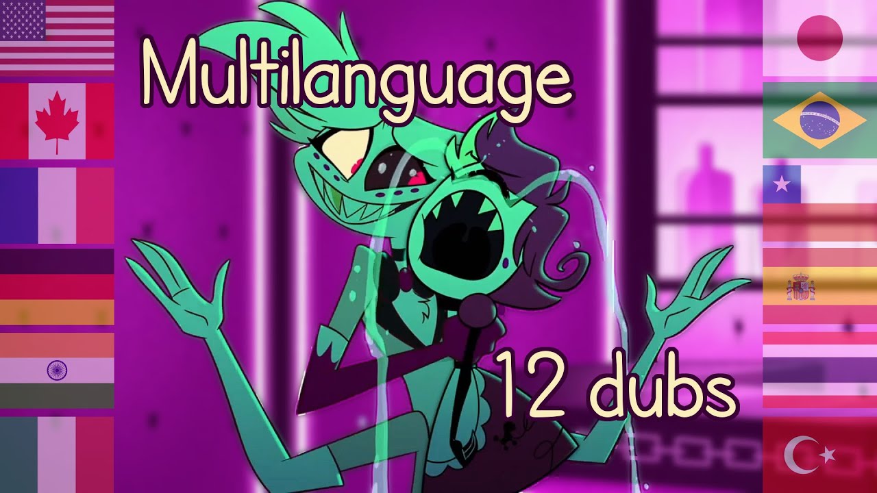 Niffty Crying in 12 Different Languages | Hazbin Hotel Multilanguage ...