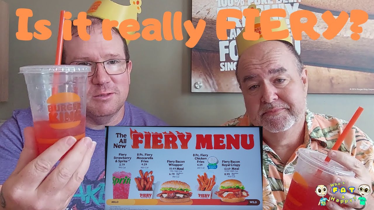 Is BK FIERY menu really FIERY? Let's find out! - YouTube