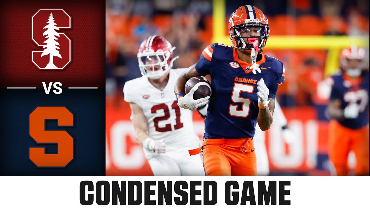 Stanford vs. Syracuse Condensed Game | 2024 ACC Football - YouTube