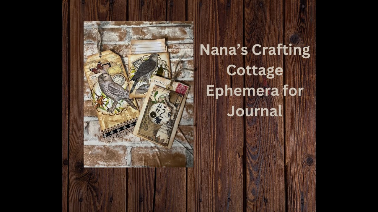 COME CRAFT WITH ME -- MAKING EPHEMERA FOR MY JOURNAL - YouTube