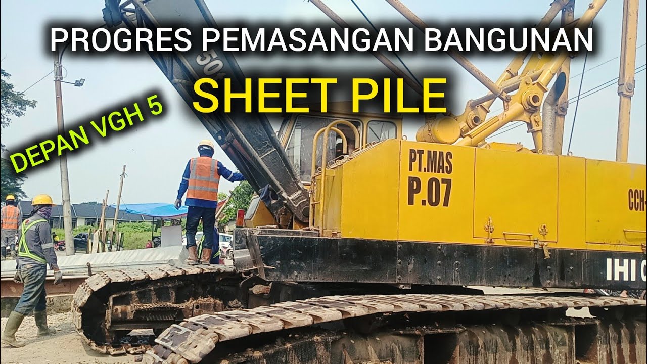 PEMASANGAN BANGUNAN BETON SHEET PILE KALI GABUS BEKASI DEDY MULYADI ...