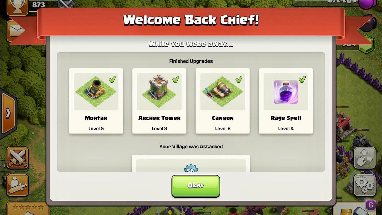 Clash of clans, excited 😜 huge upgrades done so many together - YouTube