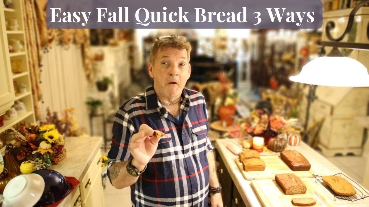 Baking a No Yeast Quick Short Bread Recipe for Fall - 3 WAYS! - YouTube