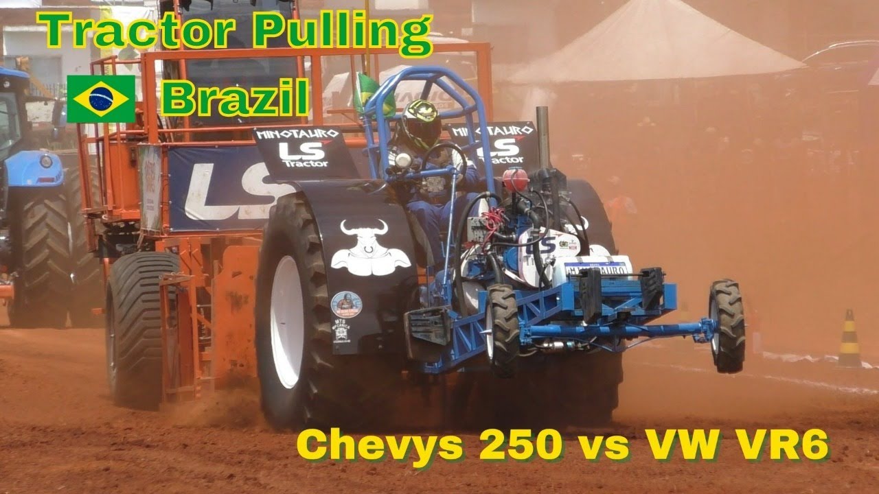 VR6 VW beats Chevy - homemade turbo methanol tractors - Modified 2600kg ...