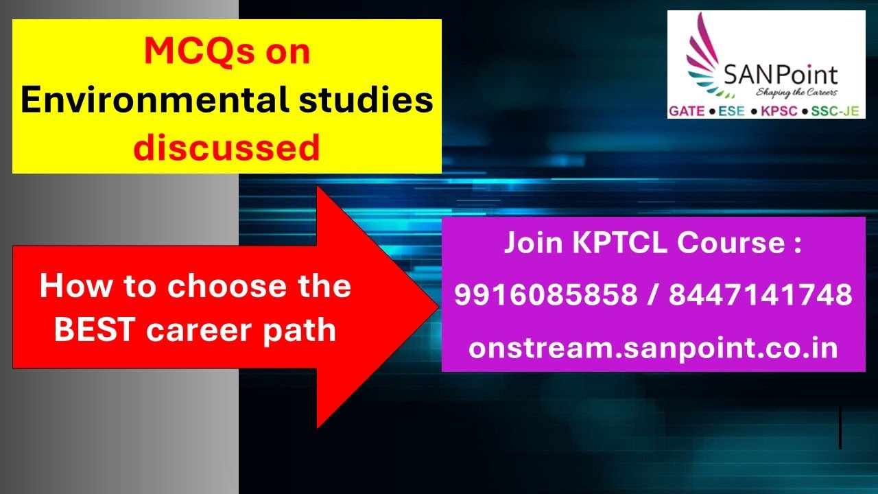 Environmental studies : Imp Qs| Choose the BEST career| Check ...