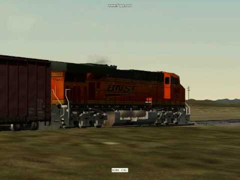 BNSF 7645 West - YouTube
