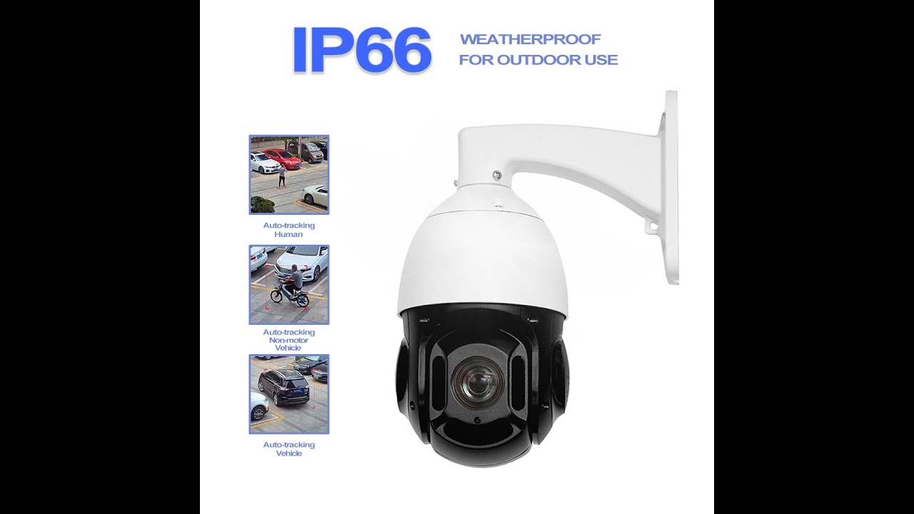 AI Smart Auto Tracking Perimeter Protection 18X Two Way Talk High Speed ...