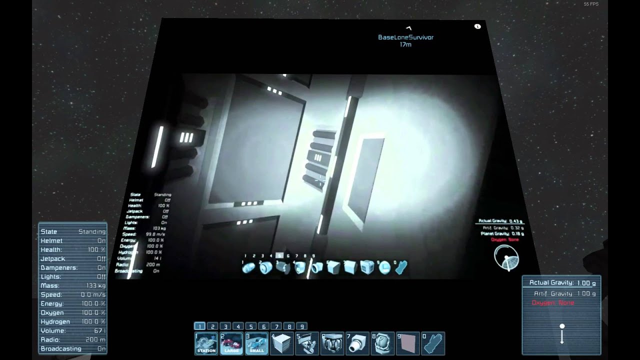 Watching Space Engineers on an LCD in game - YouTube