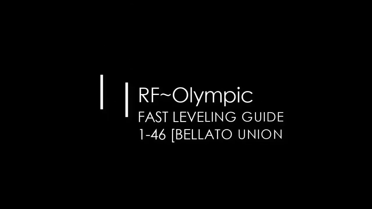 Fast Leveling Guide 1~46 Bellato Union - YouTube