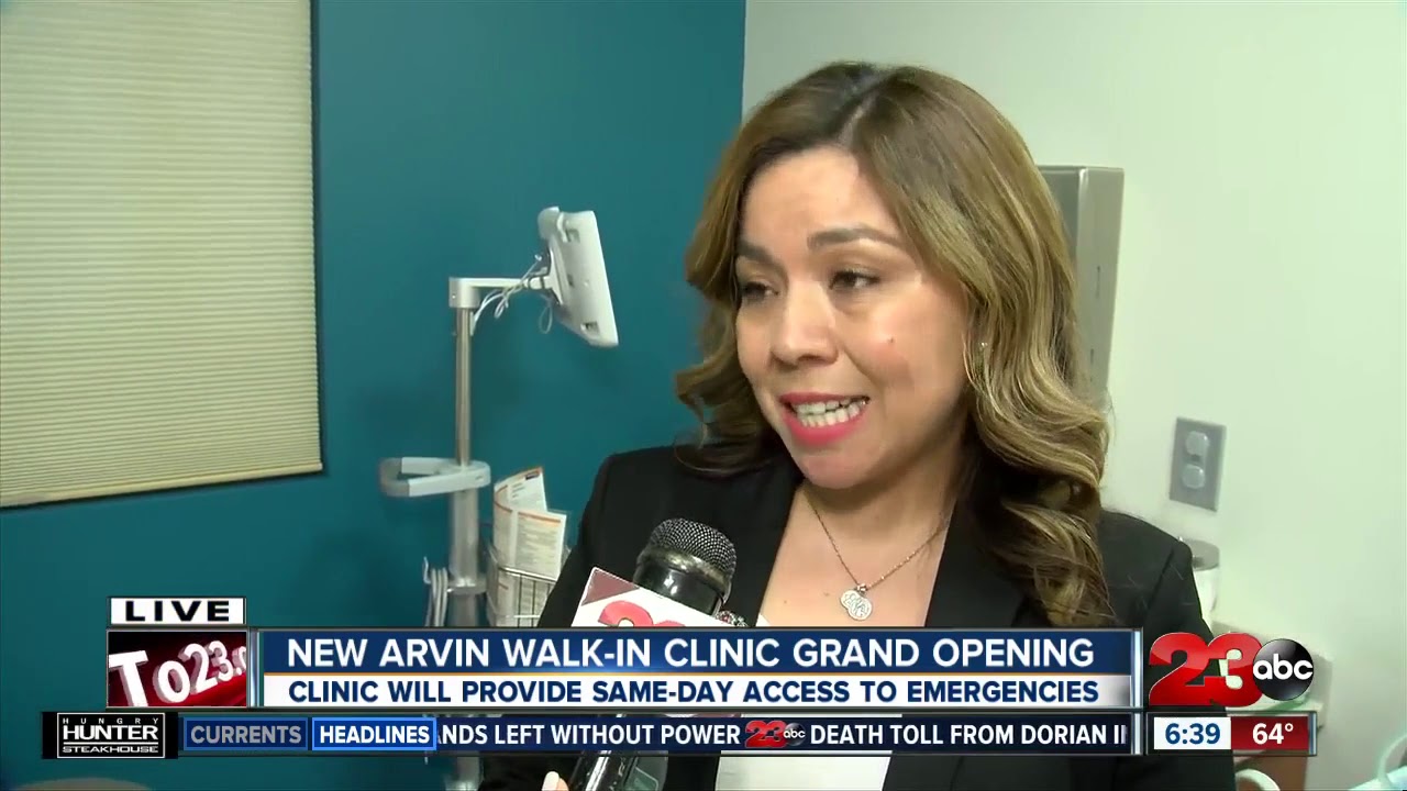 New walk-in clinic in Arvin - YouTube