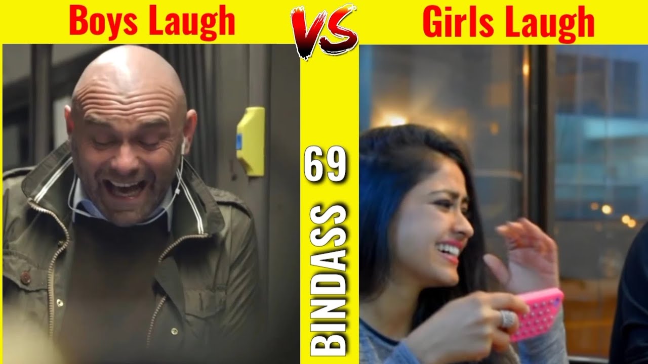 Girls vs Boys Laughing 😂😂 | Funny Memes | #memes | Bindass 69 - YouTube