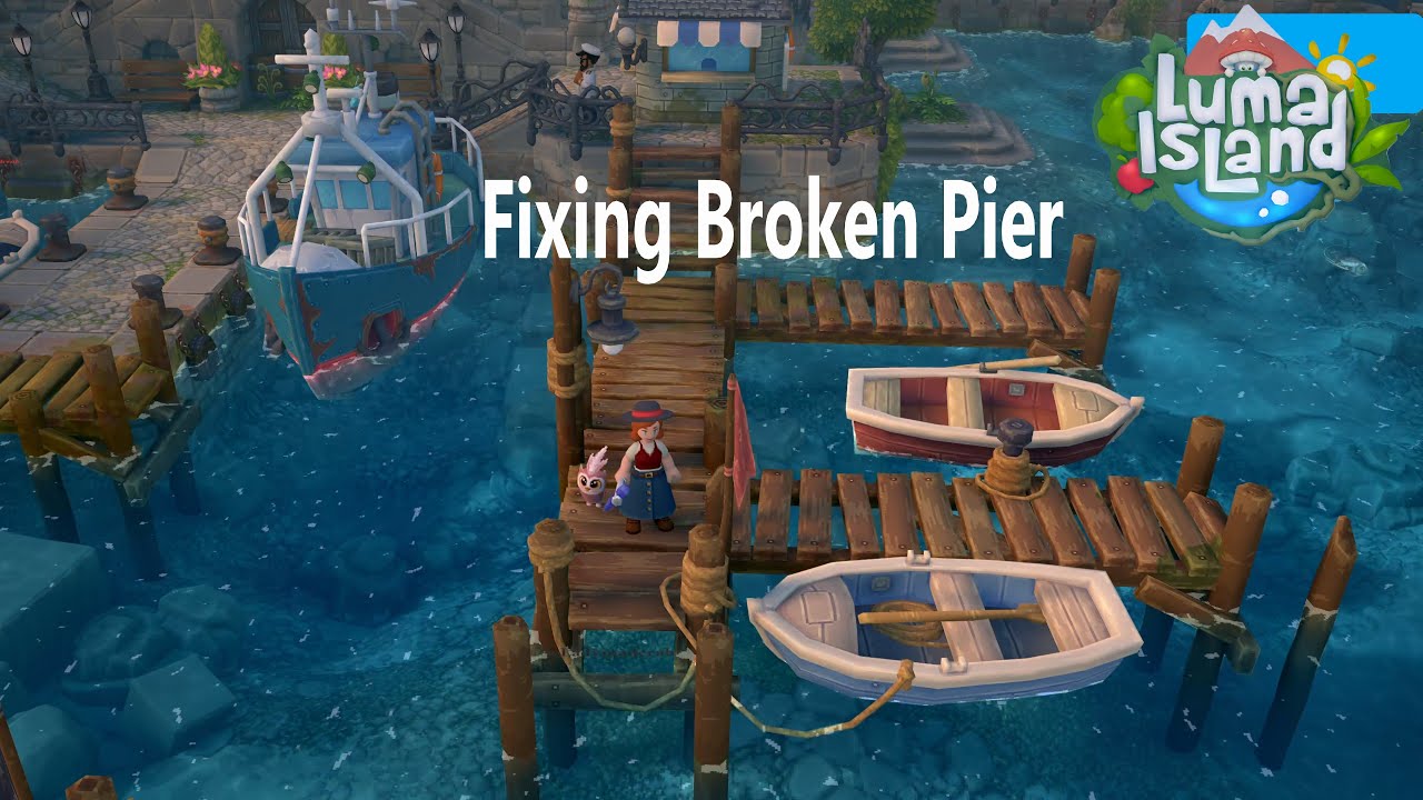 Fixing Broken Pier - LUMA ISLAND - YouTube