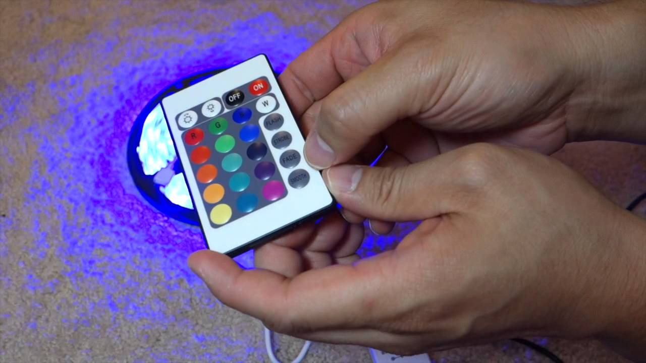 TaoTronics TT-SL001 5050 RGB LED Strip Light Kit Review - YouTube