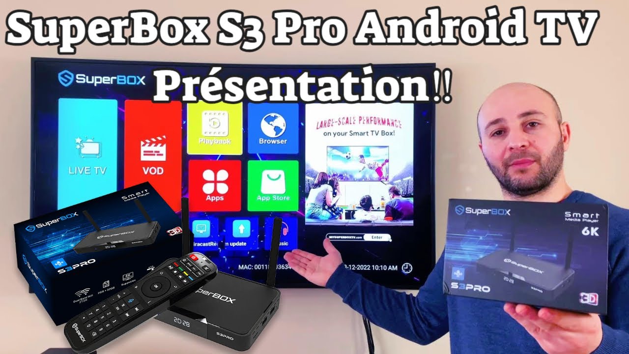 SuperBox S3 Pro Présentationexcellente Box Android pour USA et CANADA ‼ ...