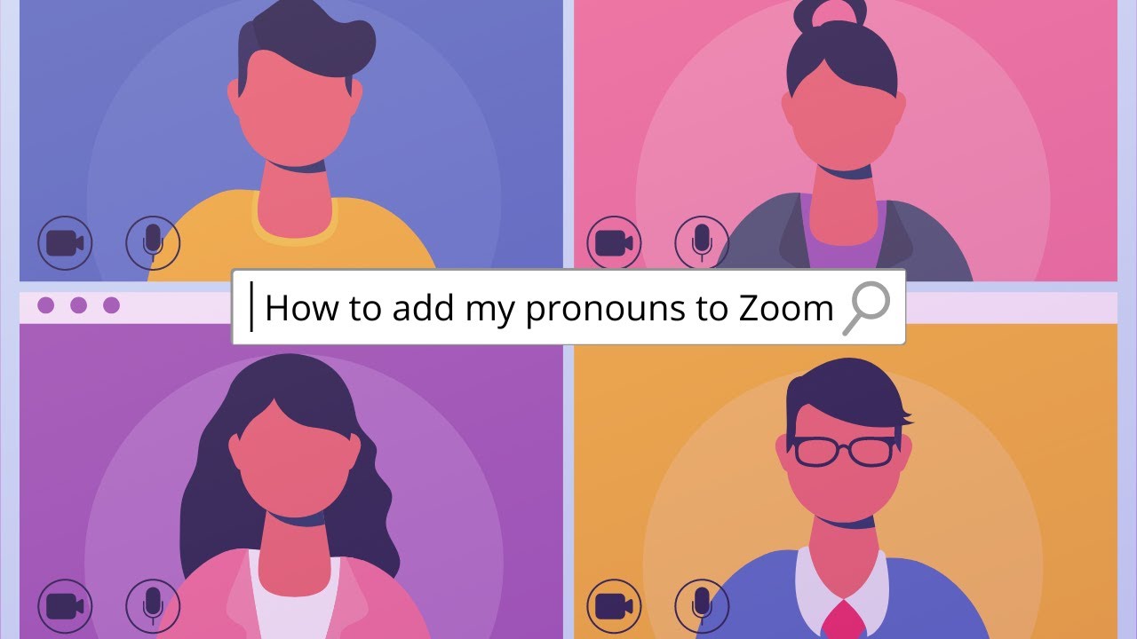 Add your pronouns and name to Zoom in 90 seconds - YouTube