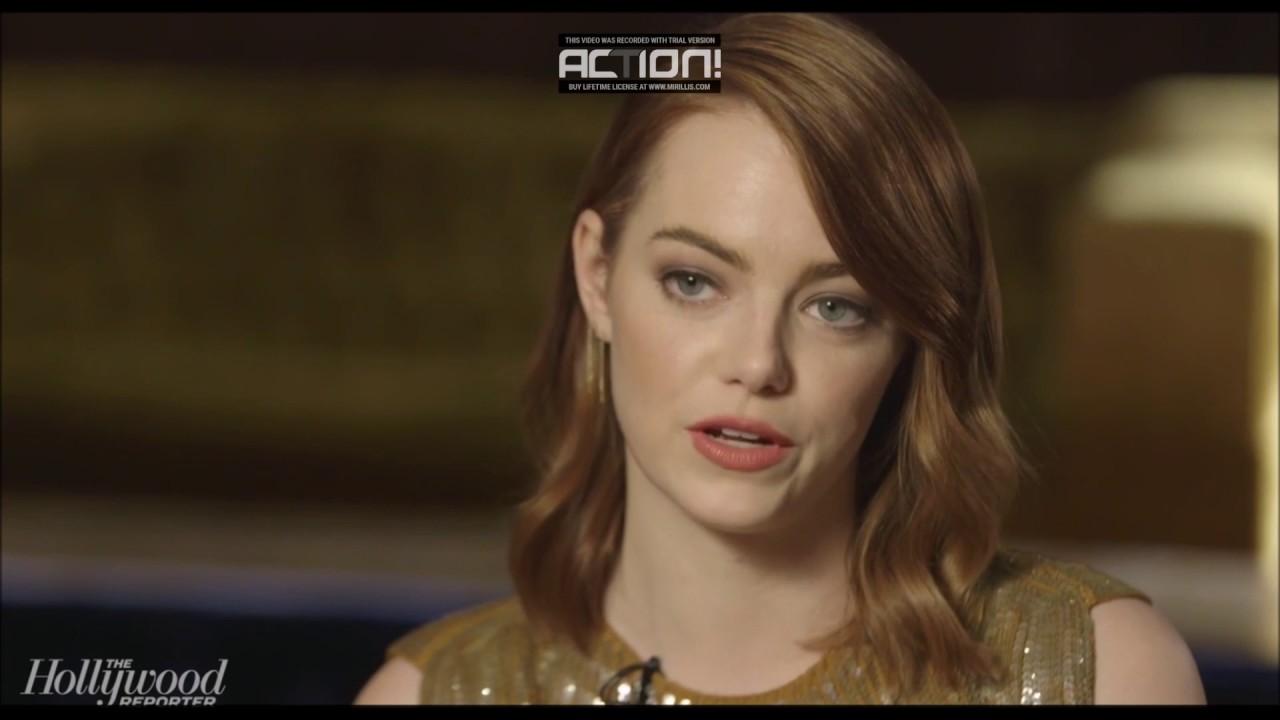 Fishing for answers with Emma Stone - The Hollywood Reporter - YouTube