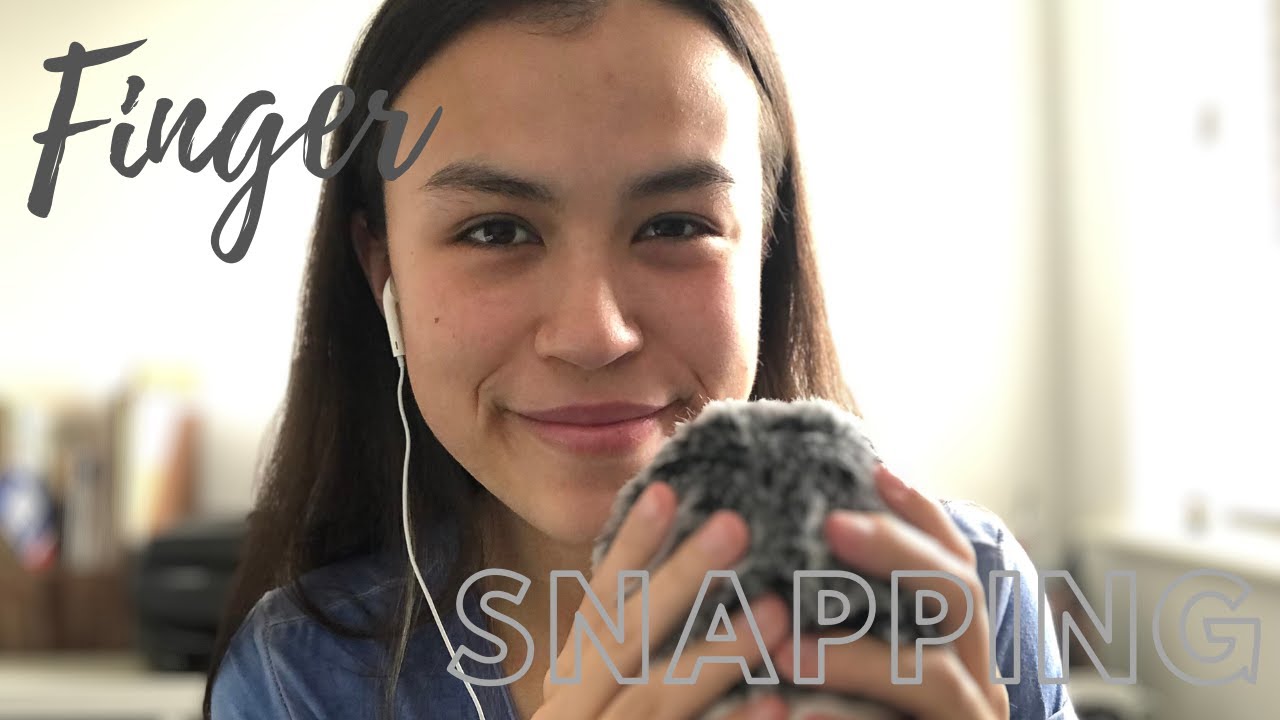 ASMR | NO TALKING finger snapping (finger flutters, hand movements) - YouTube