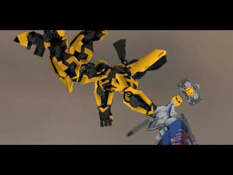 Transformers dc2 nemesis prime vs bumblebee REMAKE - YouTube