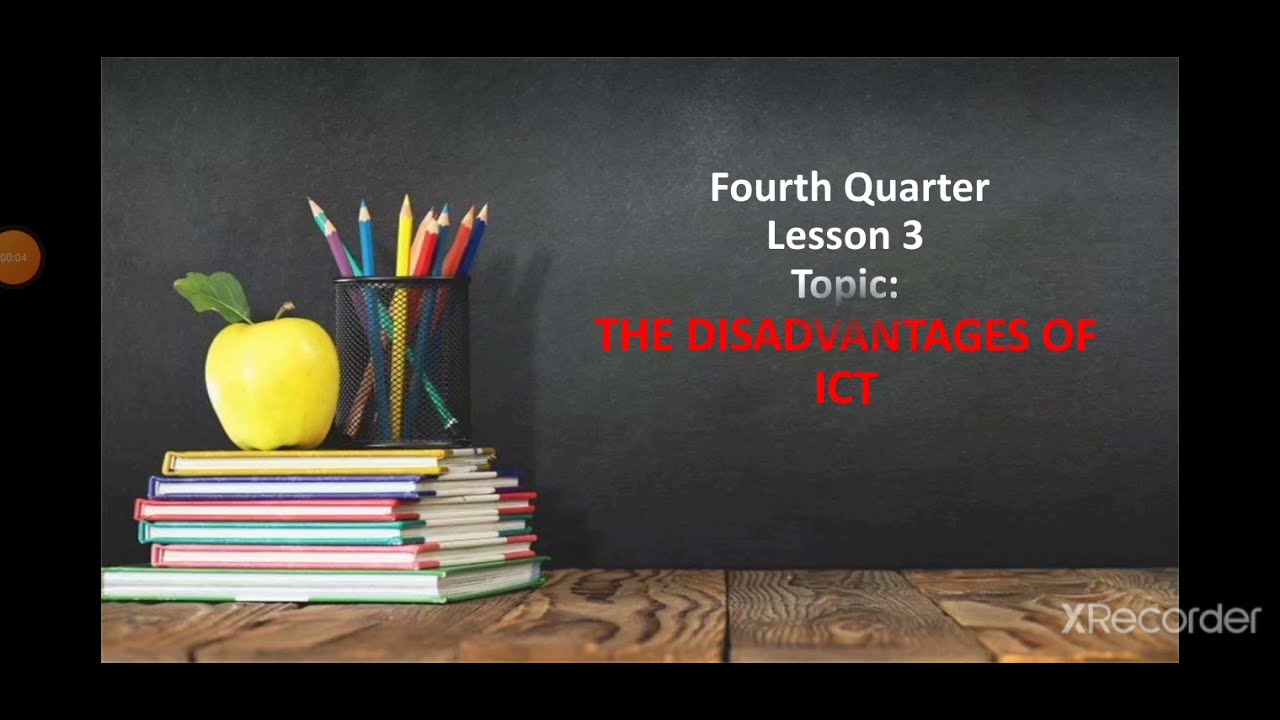 The Disadvantages of ICT - YouTube