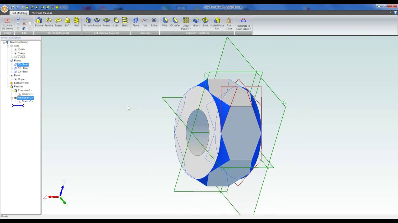 4. Cubify Invent Screw nut - YouTube