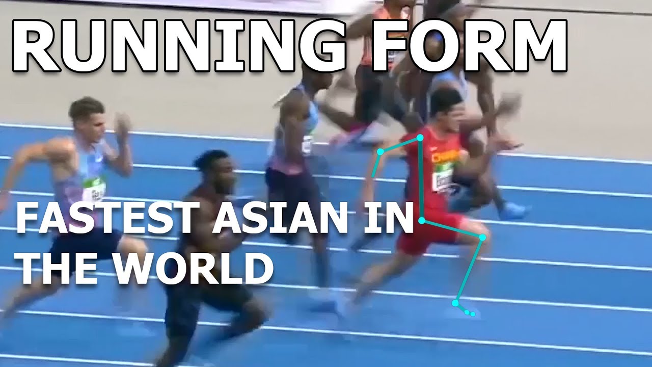 Running Form Su Bingtian Fastest Asian In The 60m 100m Su Bingtian