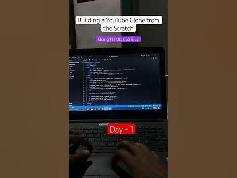 Day 1 Building a YouTube clone from the scratch #codingchallange #challenge #computer # ...