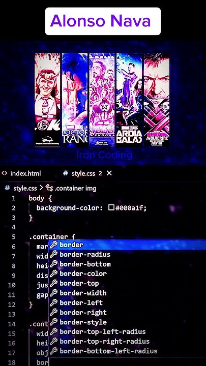 crea tu slider con HTML y CSS #alonsonavastack #css #html #programming - YouTube