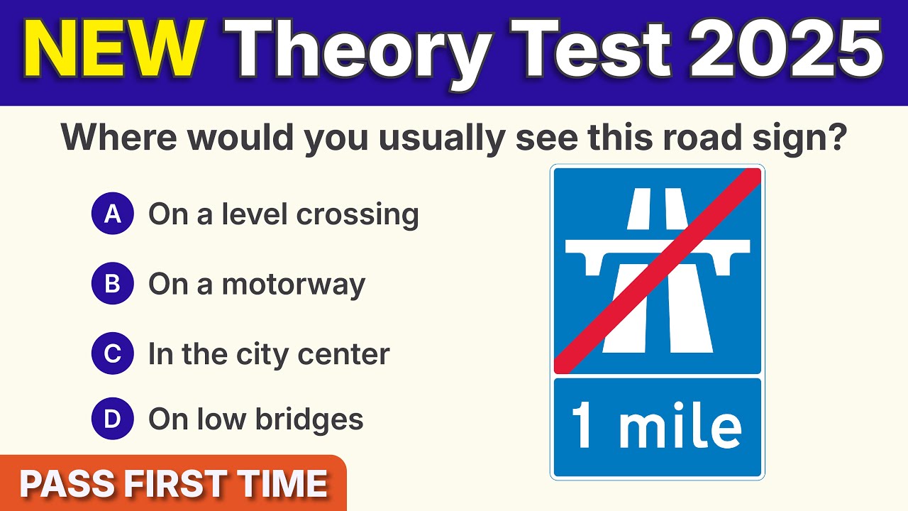 Theory Test 2025 UK | PASS Your 2025 UK Theory Test with DVSA Style ...