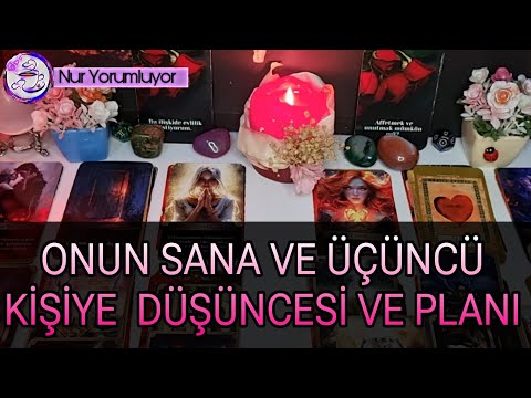ÜÇLÜ İLİŞKİLER ❗❗ ONUN SANA VE ÜÇÜNCÜ KİŞİYE DUYGU ❗❗ DÜŞÜNCE VE PLANI NE ?#tarotfalı #keşfet