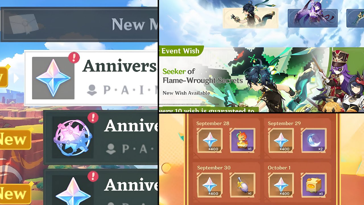 MORE PRIMOGEMS And REWARDS In Version 5.0 PHASE 2!! NEW EVENTS ...