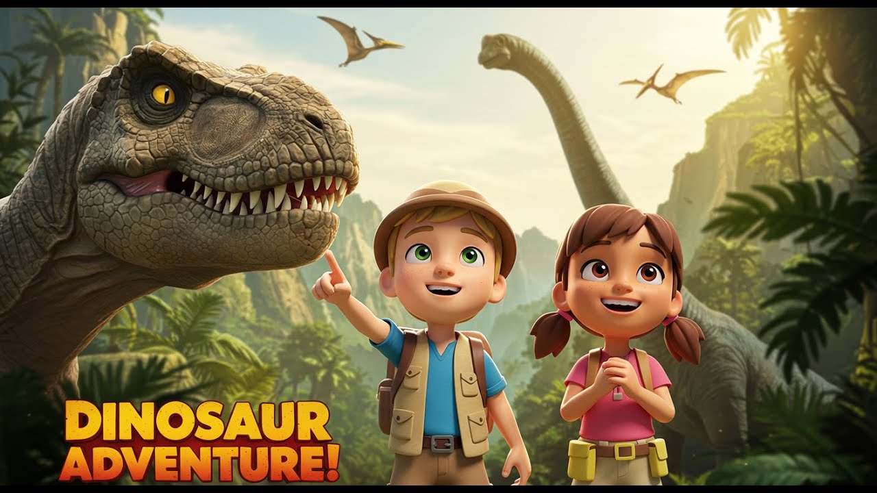 Dinosaur Stories for Kids | T-Rex | Learn Dinosaurs & Animals ...