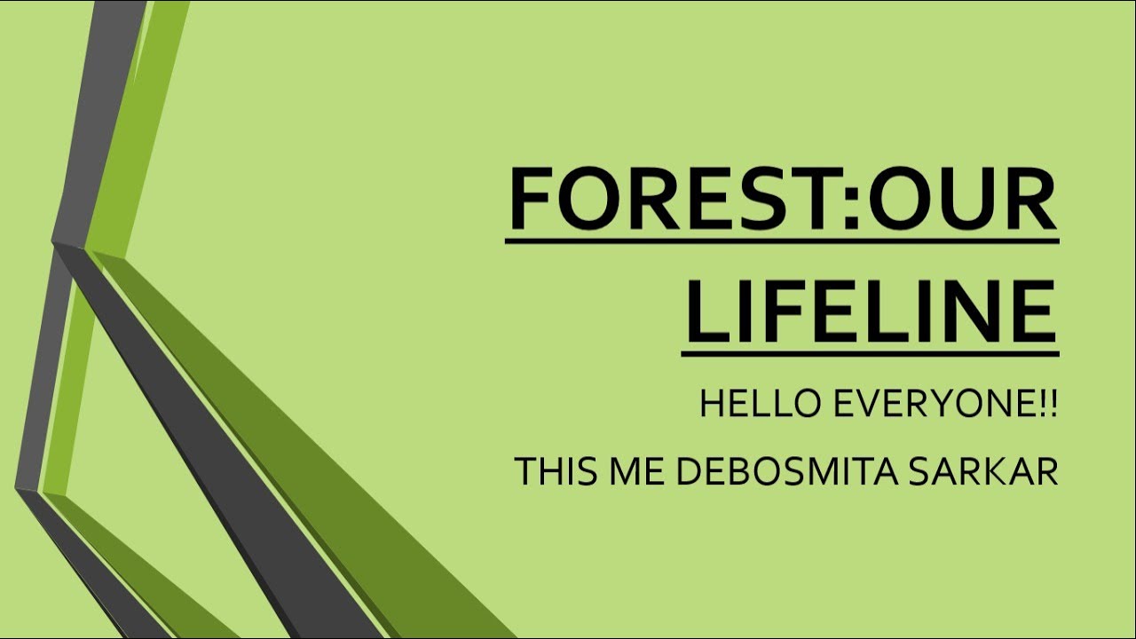 Forest: Our Lifeline | LEARNING IS FUN WITH DEBOSMITA - YouTube