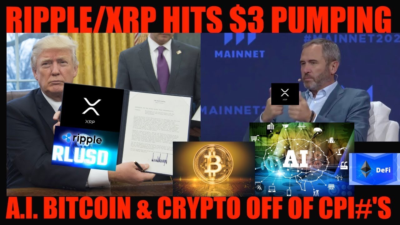 HOLY SH**! $589 INCOMING! RIPPLE/XRP HITS $3 PUMPING A.I. BITCOIN ...