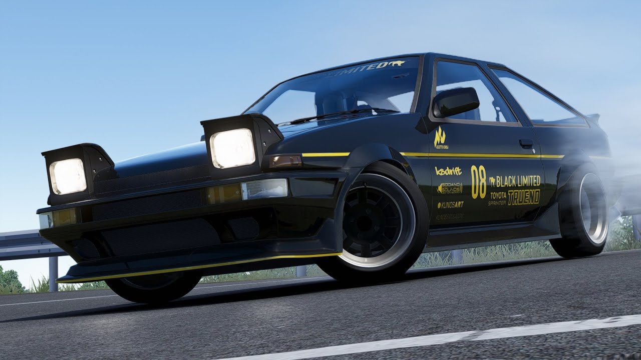 AE86 Fast Driiting - PK Akina - Initial D - YouTube