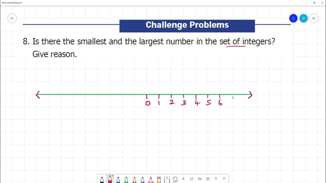 6 TN Maths Term III 2. INTEGERS Exercise 2.2 8. Is there the smallest ...