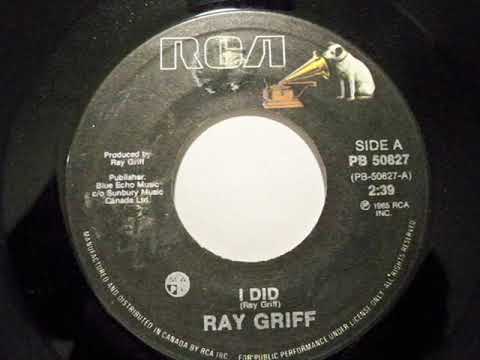 Ray Griff "I Did" - YouTube